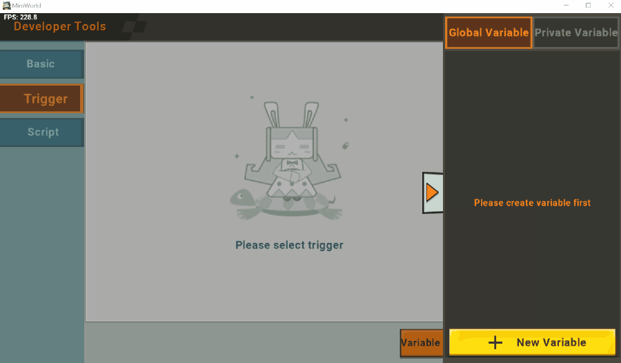 *How to use the Global Variable* [WIKI - Mini World: CREATA]